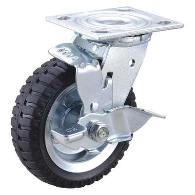 935683-1 Light Duty, Swivel Plate Caster with Flat-Free Wheels; 250 lb ...