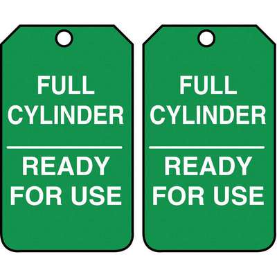 936641-9 Accuform Cylinder Tag, Sign Legend Full Cylinder Ready For Use ...