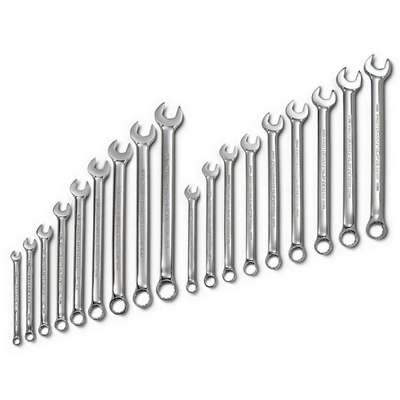 940217-9 Proto Combination Wrench Set: Alloy Steel, Chrome, 18 Tools ...