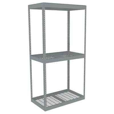 941967 Boltless Shelving: Starter, Heavy-Duty, 48 in x 18 in, 84 in ...