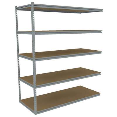 940430-1 Tennsco Boltless Shelving: Add-On, Medium-Duty, 72 in x 24 in ...