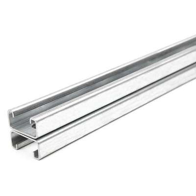 940687-3 Strut Channel, Slotted Back-to-Back: Steel, Pre-Galvanized, 10 ...