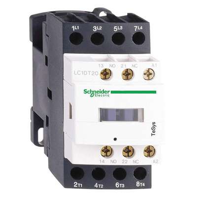 938401-8 Schneider Electric IEC Magnetic Contactor: 12 A Full Load Amps ...