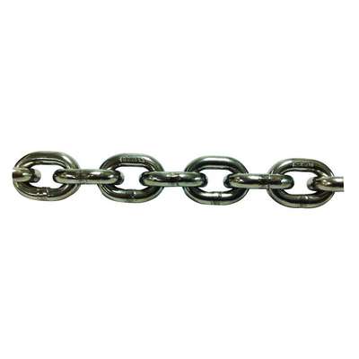 936063-6 100 ft. Grade 63 Straight Chain, 3/16" Trade Size, 1, 400 lb ...