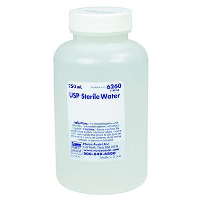 939651-9 Nurse Assist, Inc Sterile Water: Liquid Solution, Bottle, 8 oz ...