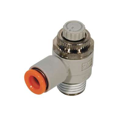 938528-6 Speed Control Valve: NPT x Tube, 1/4 in Valve Port Size, 1/4 ...