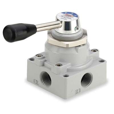 936306-4 1/2" Manual Air Control Valve with 4-Way, 2-Position Air Valve ...