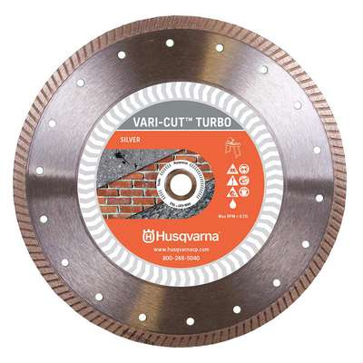940045-7 Husqvarna Vari-Cut Turbo 4.5 4-1/2 in., Wet/Dry Diamond Saw ...