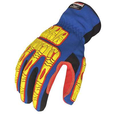947236-8 Condor Mechanics Gloves: XL ( 10 ), PVC, Slip-On Cuff, Blue ...