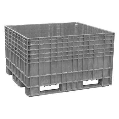 941630-8 Bulk Container: 25.9 cu ft, 48 in x 44 in x 29 3/8 in, 2-Way ...