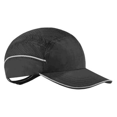 935492-5 Ergodyne Bump Cap: Long Brim Baseball Head Protection, Black ...