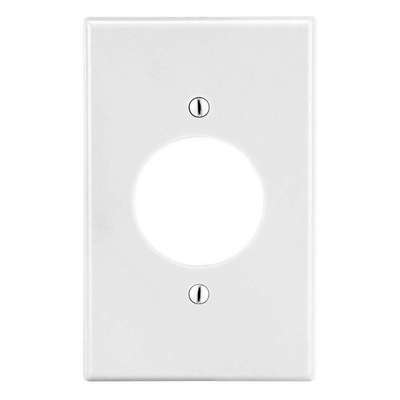 938844-9 Hubbell Wiring Device-Kellems Single Receptacle Wall Plate: 1 ...