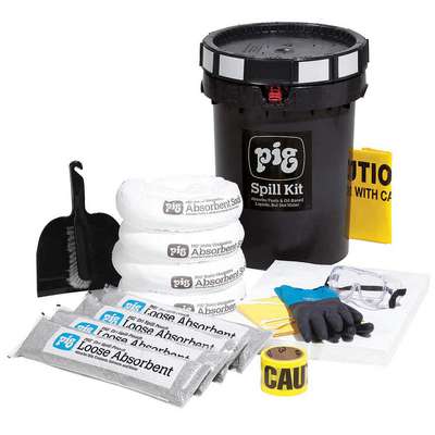 936286-1 PIG Spill Kit, Container Type Bucket, Fluid Compatibility Fuel ...
