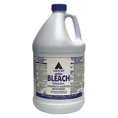 936185-5 Bleach, 1 gal Container Size, Jug Container Type, Chlorine ...
