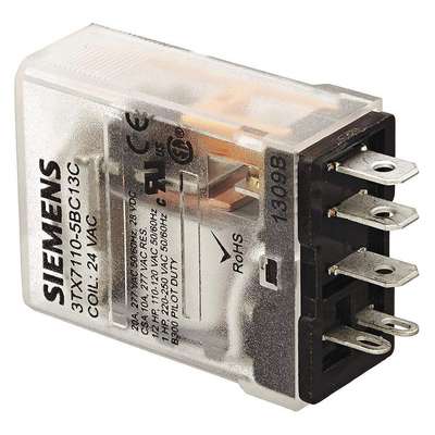 935914-9 Siemens Plug In Relay, 24 VAC Coil Volts, 15A @ 28 VDC Contact ...