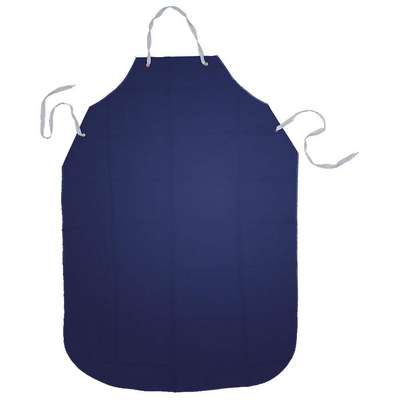936032-8 Ansell Chemical Resistant Bib Apron, Universal, Blue, Urethane ...