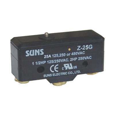 939923-4 Industrial Snap Action Switch: 25 A @ 480 V, 0.64 in Ht - Snap ...