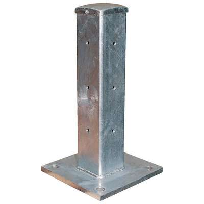 940697-5 Universal Post: 4 in x 4 in, 19 in Post Ht, Silver, Universal ...