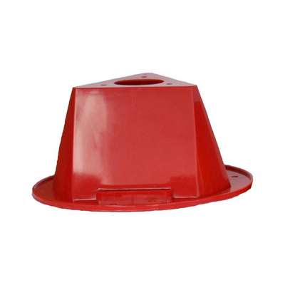 939640-7 Pallet Cones: 8 7/8 in Base Lg, 8 7/8 in Base Wd, 4 3/16 in Ht ...