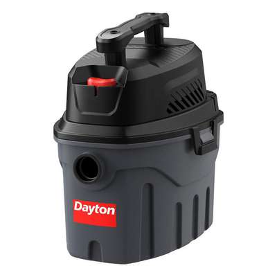 936778-8 Dayton Shop Vacuum: 3 Gal Tank Size, Plastic, 1 1/4 In Vacuum ...
