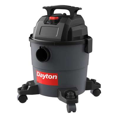 936779-3 Dayton Shop Vacuum: 4 Gal Tank Size, Plastic, 1 1/4 In Vacuum ...