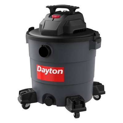 936784 Dayton Shop Vacuum: 12 Gal Tank Size, Plastic, 2 1/2 In Vacuum ...