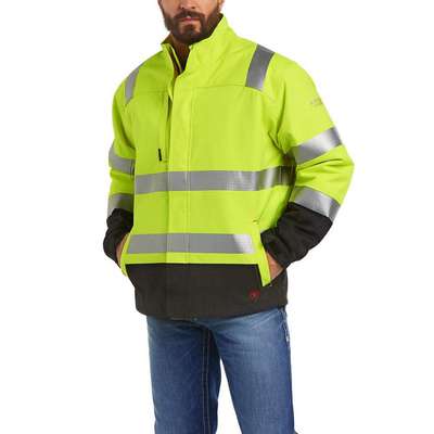 946634-5 Ariat FR Insulated Waterproof Hi-Vis Jacket: 4 PPE CAT, 52 cal ...