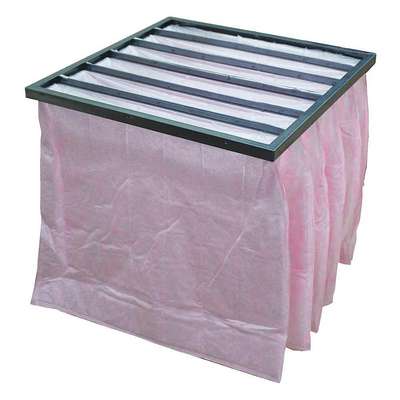 936650-4 Air Handler Pocket Air Filter, 24x24x12, MERV 13, Pink ...