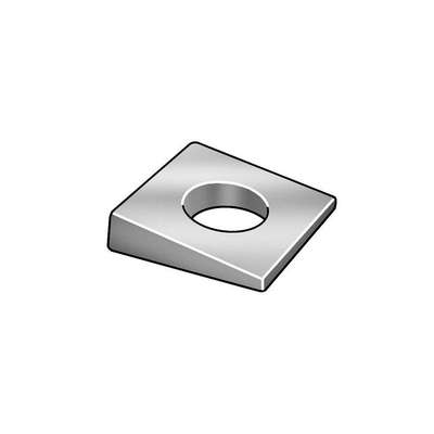 940316-9 Square Beveled Washer: Metric, Zinc Plated, Steel, M10 For ...
