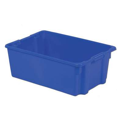 942904-2 Stack and Nest Container: 17.2 gal, 28 3/8 in x 18 3/4 in x 10 ...