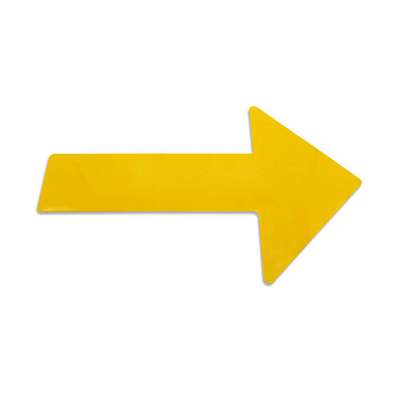 941102-1 Mighty Line Floor Marking Tape: Arrow, Solid, Yellow, No ...