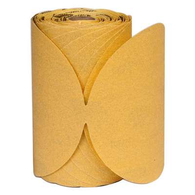 941963-7 PSA Sanding Disc Roll: 6 in Dia, Non-Vacuum, Aluminum Oxide ...