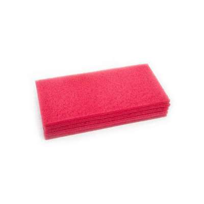 938926-8 Nilfisk Scrubbing Pad: Red, 28 in x 14 in Floor Pad Size, 5 PK ...