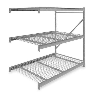 942845 Tennsco Bulk Storage Rack: Add-On, Medium-Duty, 72 in x 48 in x ...