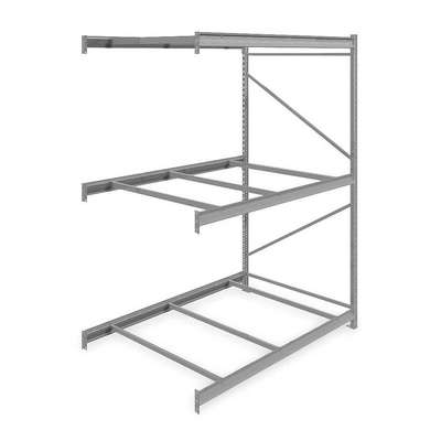 943293 Tennsco Bulk Storage Rack: Add-On, Medium-Duty, 72 In X 48 In X ...