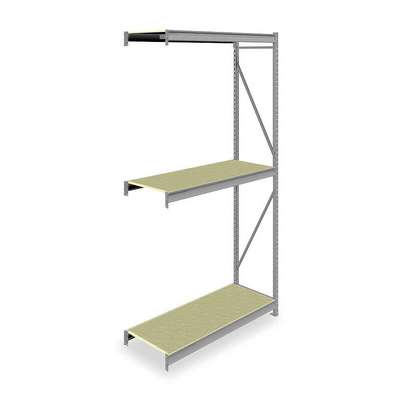943313-6 Tennsco Bulk Storage Rack: Add-On, Medium-Duty, 60 In X 24 In ...