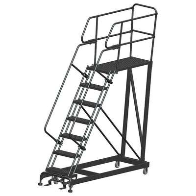 939993-5 Ballymore Rolling Work Platform: 7 Steps, 70 in Platform Ht ...