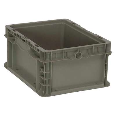 940218 Quantum Storage Systems Straight Wall Container: 3.7 gal, 12 in ...