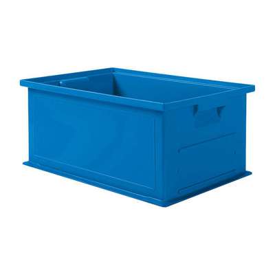 937630-4 Ssi Schaefer Straight Wall Container, Blue, 8" H x 19" L x 13 ...