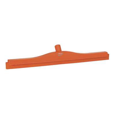 940913-3 Vikan Double Blade Rubber Floor Squeegee Head, 24 inch, Orange ...