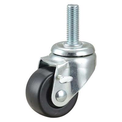 943278-3 General Purpose Threaded Stem Caster: 2 in Wheel Dia., 200 lb ...