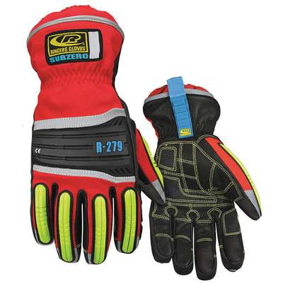 947246-6 Ansell Mechanics Gloves: M ( 9 ), Synthetic Leather with PVC ...