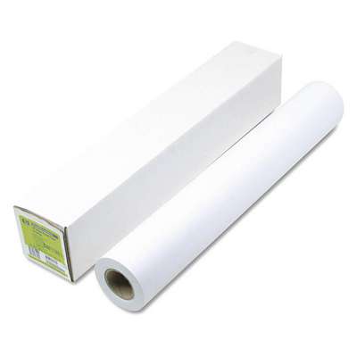 942232-5 HP Paper Roll: 150 ft Lg, 24 in Wd, 4.2 mil Paper Wt, White ...