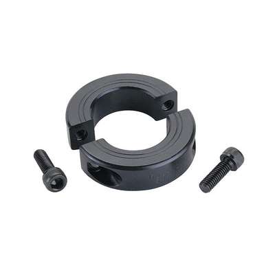 947143-9 Shaft Collar: 2-Piece, Metric, Round, Clamp On, 80 mm Bore Dia ...