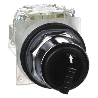 937729-2 Schneider Electric Non-Illuminated Selector Switch, 30 mm, 3, Maintained / Maintained ...