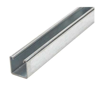 936069-9 Solid Standard 1-5/8" x 1-5/8" Strut Channel, Pre-Galvanized ...