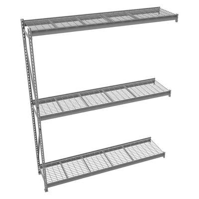 940852-8 Tennsco Bulk Storage Rack: Add-On, Medium-Duty, 96 in x 24 in ...