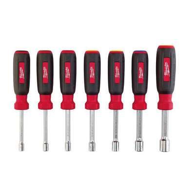 95094 Milwaukee Hollow Shank Pass Thru Nut Driver Set | Imperial Supplies