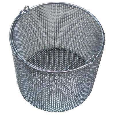 939257 Oil Eater Parts Washer Basket: Round, Stainless Steel, Silver, 6 ...
