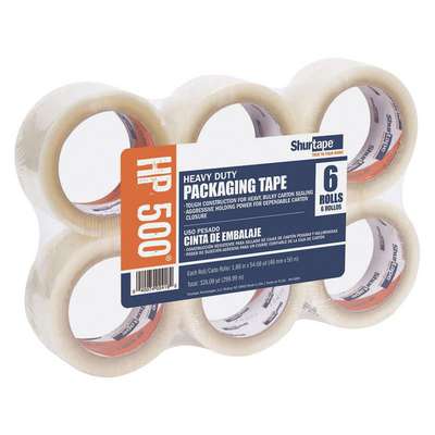 937099-7 Shurtape Packaging Tape, Clear, Rubber Tape Adhesive, Tape ...